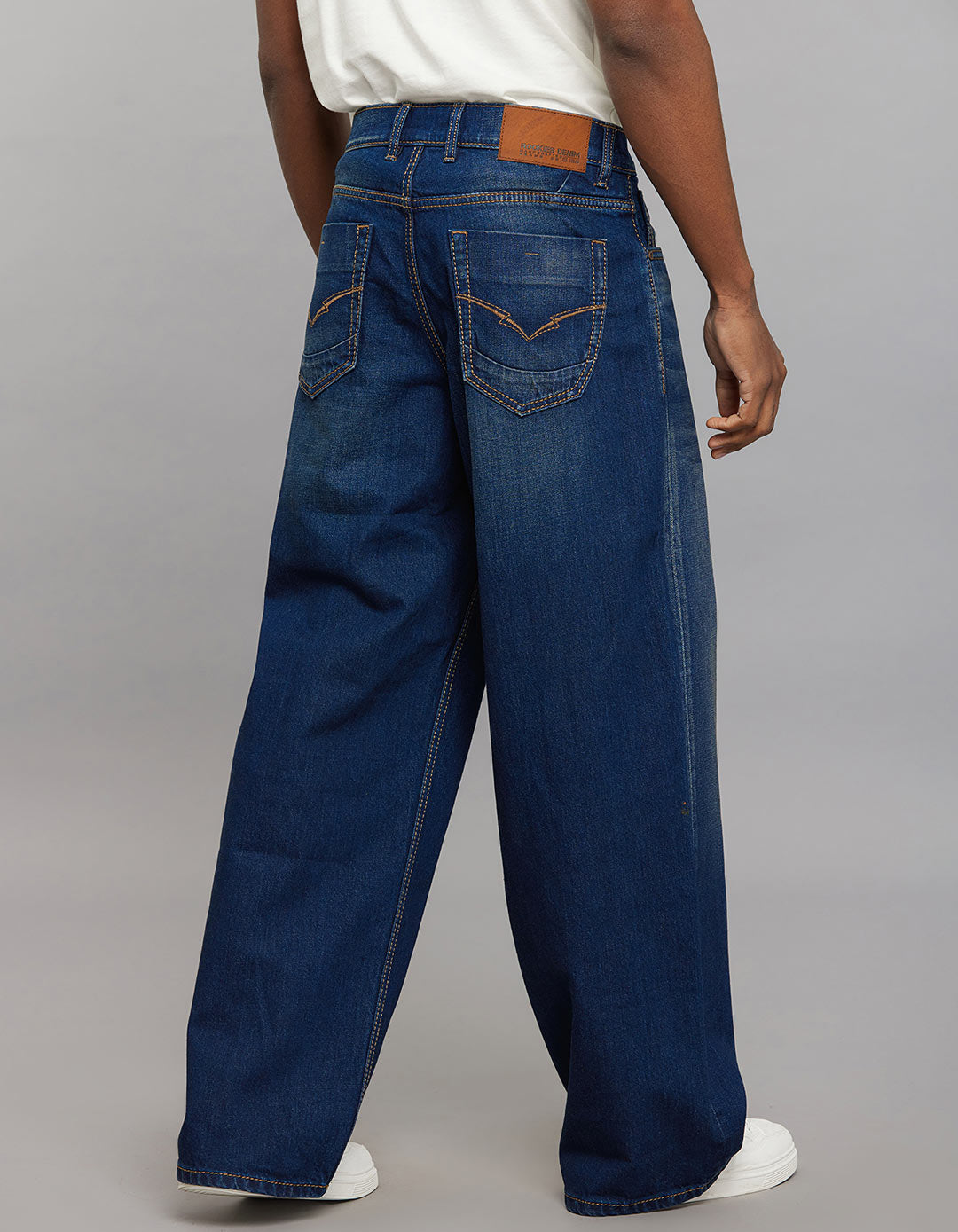Dark Blue Extra Loose Fit Jeans – ROOKIES