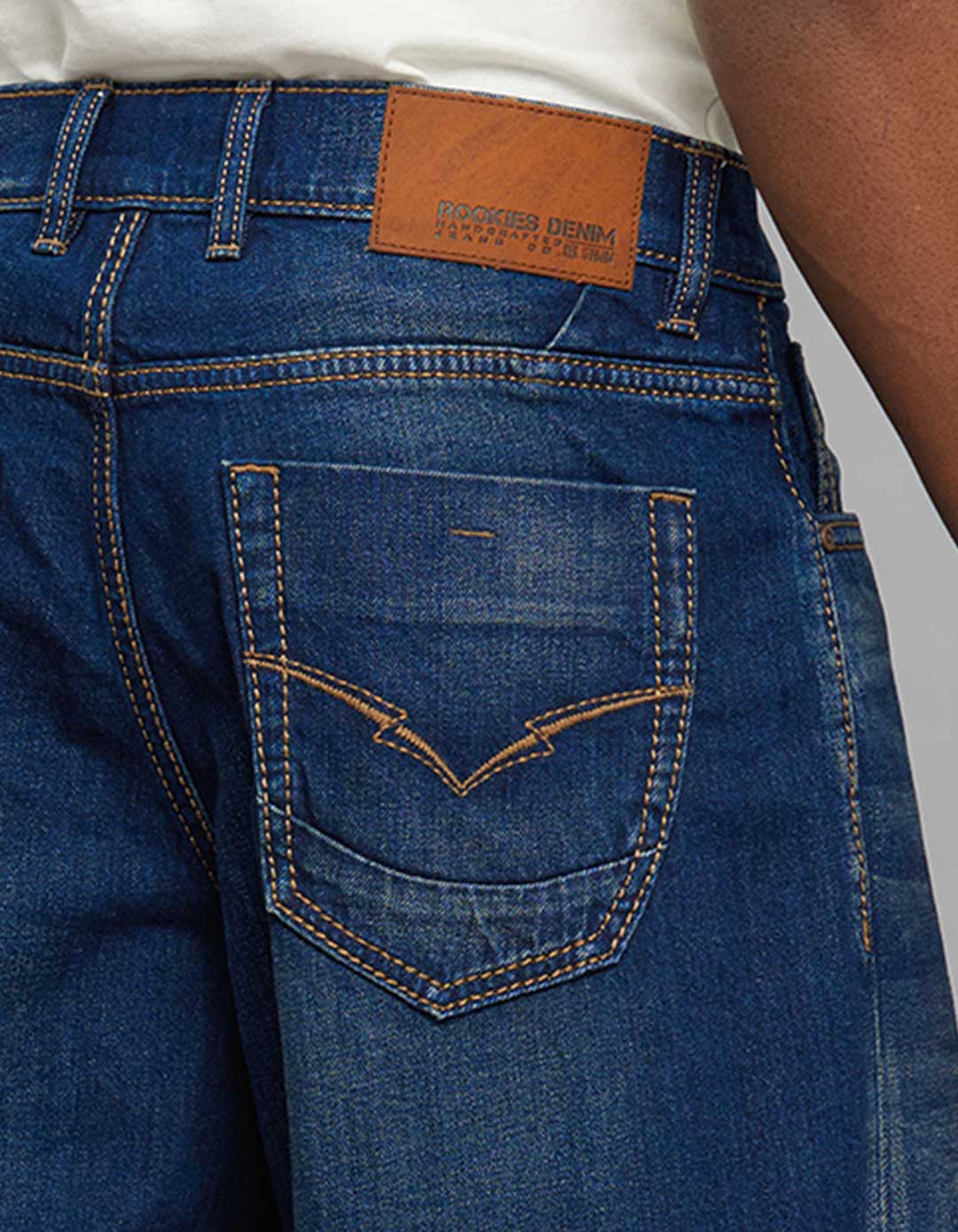 Dark Blue Extra Loose Fit Jeans – ROOKIES